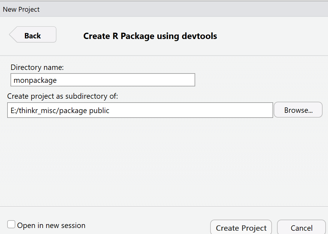 Créer un package R en quelques minutes - ThinkR - Certification ...