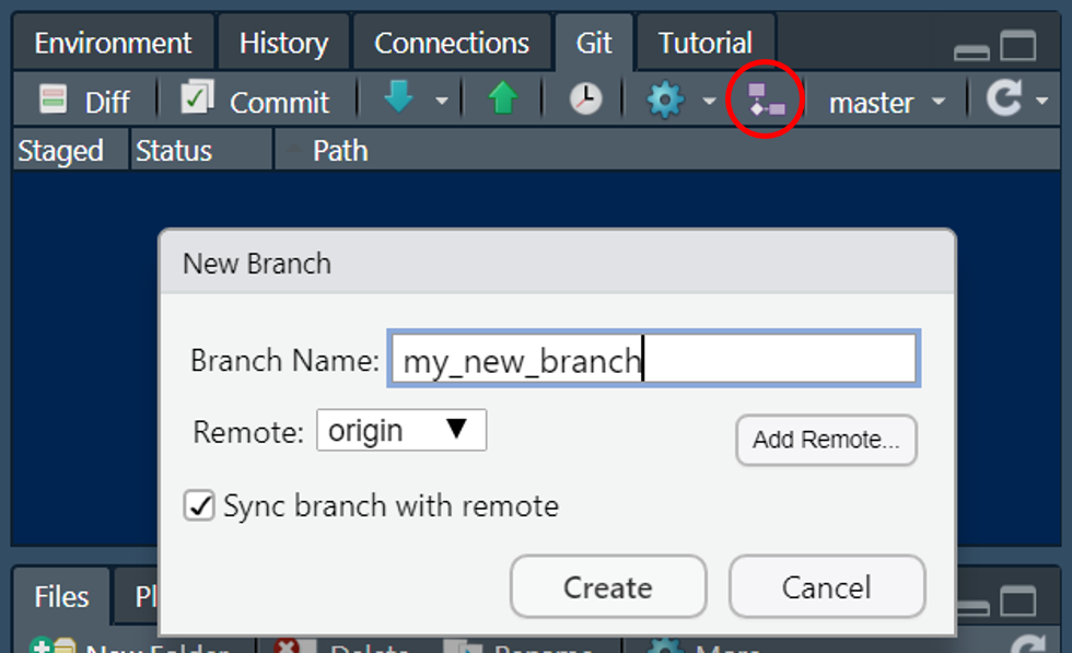 Travailler avec Git via RStudio et versionner son code - ThinkR ...